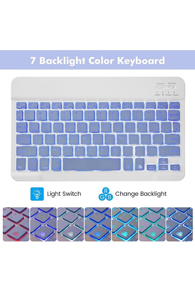 ESR Samsung Galaxy Tab S9 Fe 10.9" X510 X516 X517 Turkish Qwerty Keypad ...