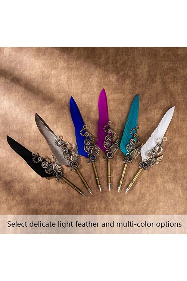 hediyesahibi Divit Hokka Seti Tüylü Kalem - Fiyatı, Yorumları