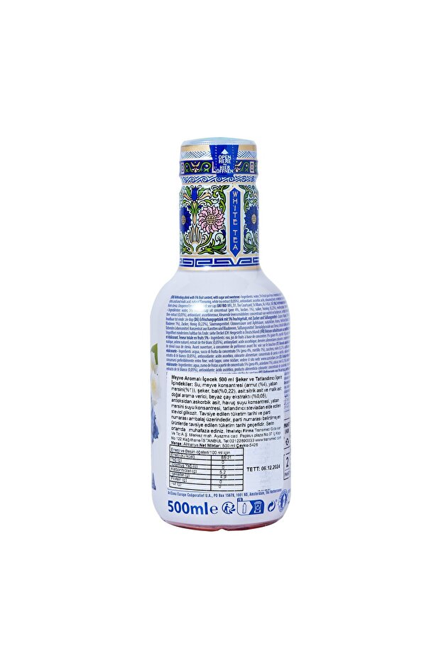 arizzonna Arizona White Tea Bluberry Meyve Aromalı Soğuk Çay 500 ML ...