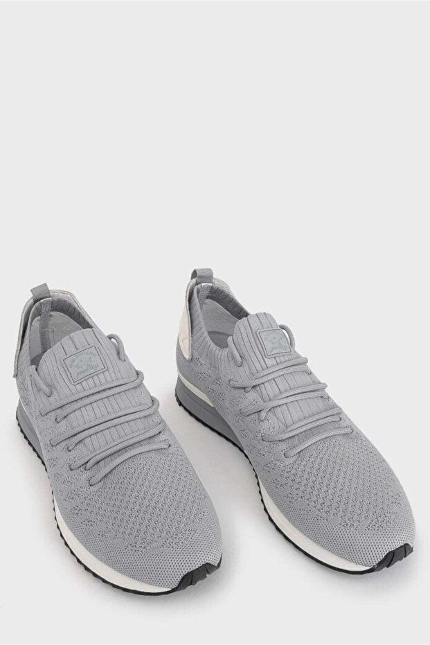 Paul&Shark Erkek Bağcıklı Yürüyüş Logo Detaylı Gri1 Sneaker 22418012 ...