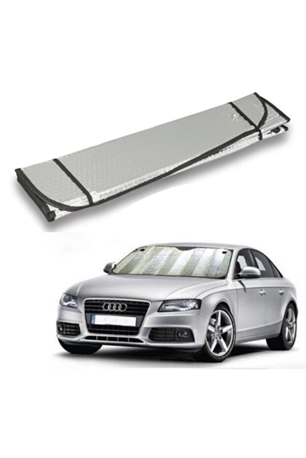 Generic Brands Parasolar pliabil din aluminiu 130x60cm - Parbriz auto ...