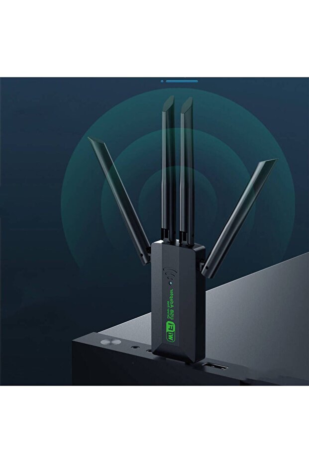 Go-Des 4 Antenli Kablosuz İnternet Sağlayıcı USB WiFi Wireless Adaptör ...