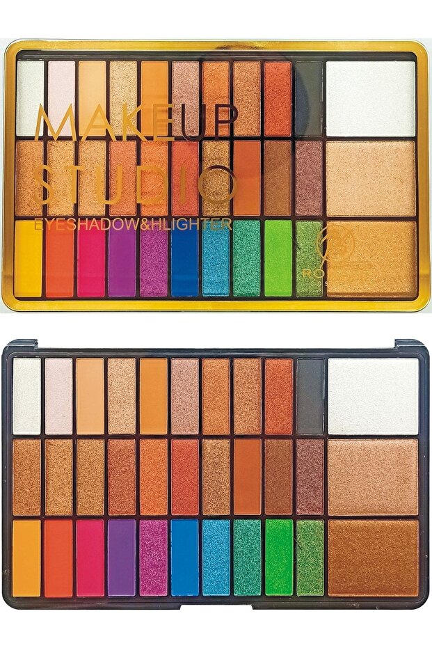 RS Ronassi Cosmetics Makeup Studıo 30'lu Göz Farı & 3'lü Aydınlatıcı ...