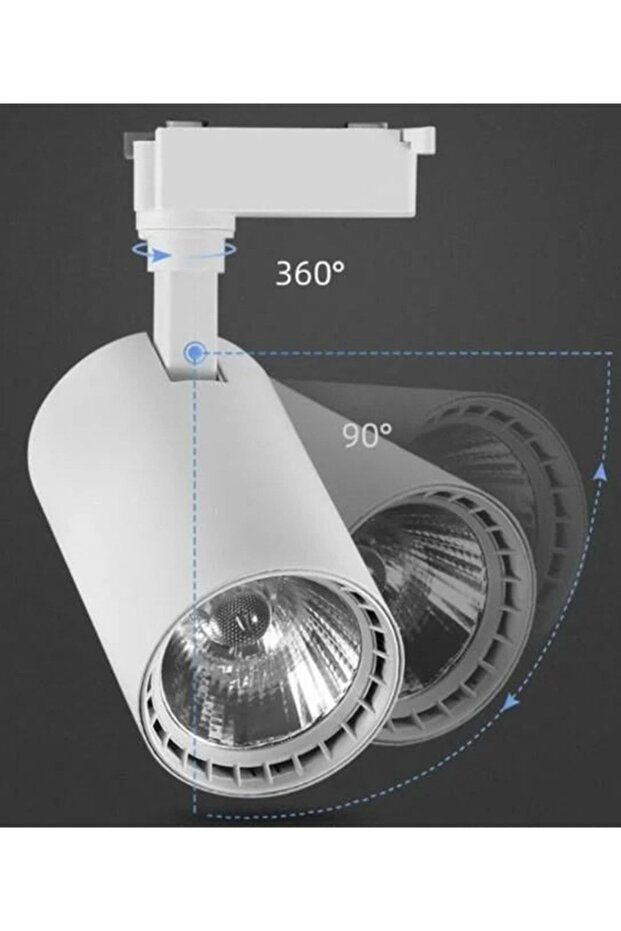 Hero Led 3 Adet 30w Led Ray Spot Lamba 1 Metre Raylı Mağaza Ve Vitrin ...