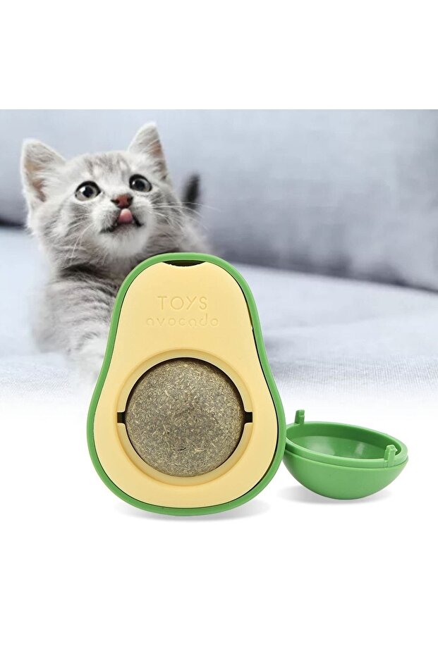 Genel Markalar Doğal Kedi Nanesi (avokado Tasarımlı Kedi Yalama Topu ...