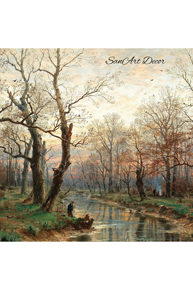 Sanart Çerçeveli Vintage Tablo, Yağlı Boya Tablosu, Çerçeveli Tablo ...