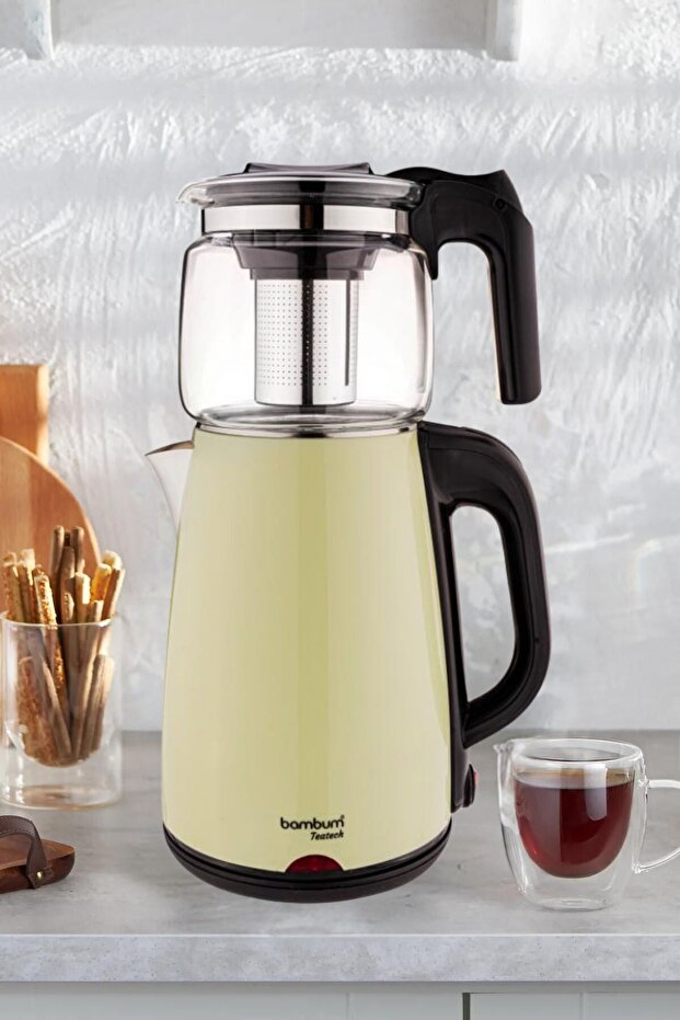 Bambum Teatech Glass Tea Maker with Teapot and Water Heater Kettle ...