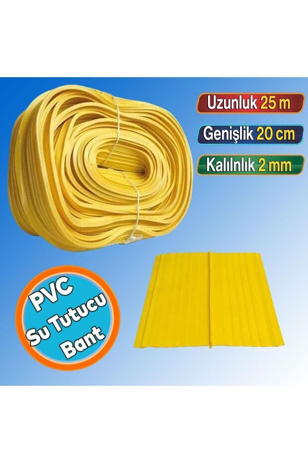 NZB Teknomer Pvc Su Tutucu Bant Su Yalıtımı İnşaat Perde Temel Arasına ...