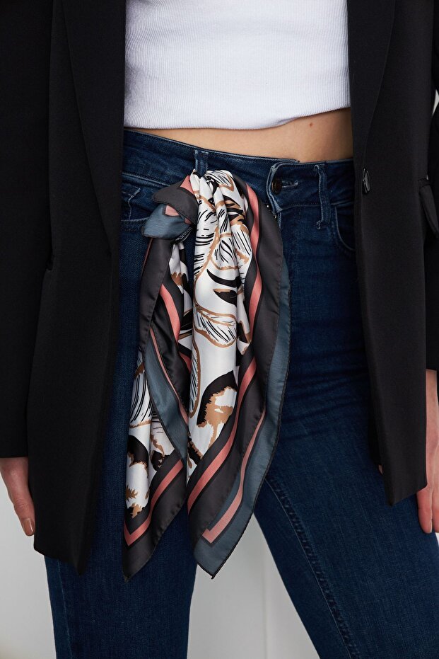D scarf ΓΥΝΑΙΚΕΙΟ ΜΑΝΤΗΛΙ ΜΠΑΝΤΑΝΑ- Trendyol