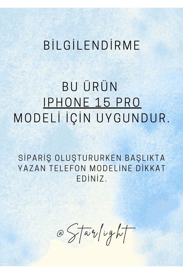Space Star iPhone 15 Pro Uyumlu Hannibal Tasarım Baskılı Şeffaf Kılıf ...