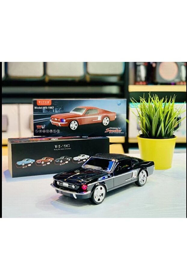 ErginGroup 1967 Model Mastang Klasik Araba Kablosuz Bluetooth Hoparlör ...