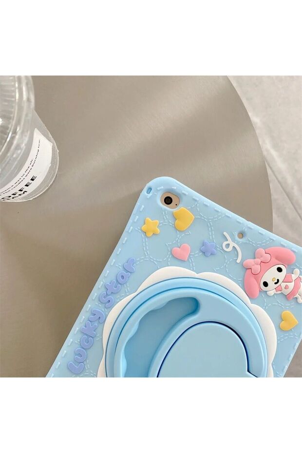 TEKNETSTORE Galaxy Tab T290 T295 T297 Uyumlu Çocuk Kılıf Lucky Star ...