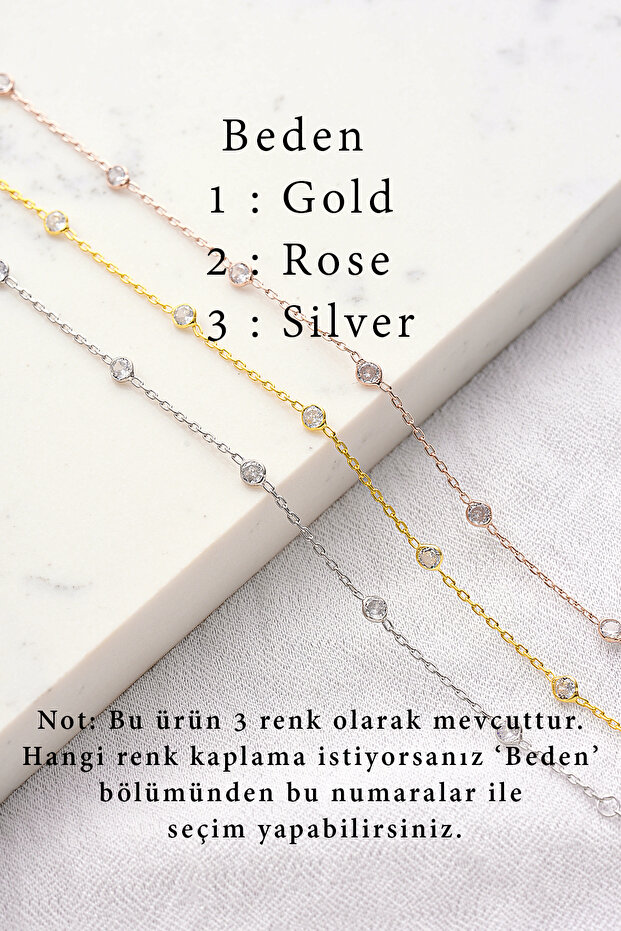 Queen Silver Jewelry 925 Ayar Gümüş, Zirkon Taşlı, Gümüş Top Detaylı ...