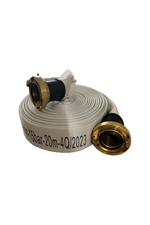 HANSIM 2,5" YANGIN HORTUMU MED/WHEELMARK ONAYLI 20 METRE ALMAN PİRİNÇ ...