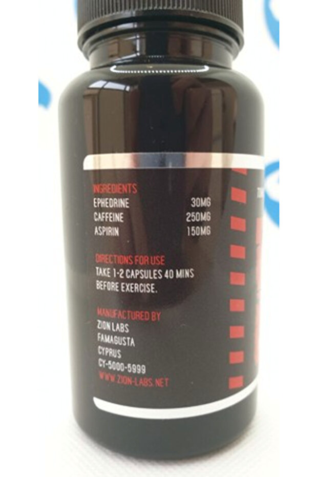 ZION LABS T-5 Eca (EFEDRİN KAFEİN VE ASPİRİN) 60 Capsul Orıjınal ...