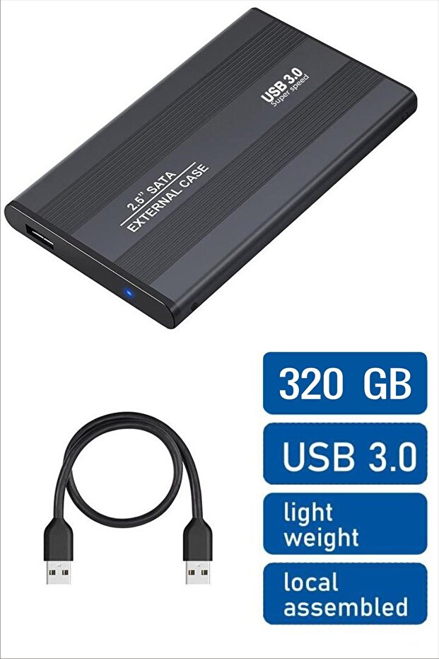 HITACHI 320 GB 2.5" USB 3.0 Taşınabilir Disk - Fiyatı, Yorumları