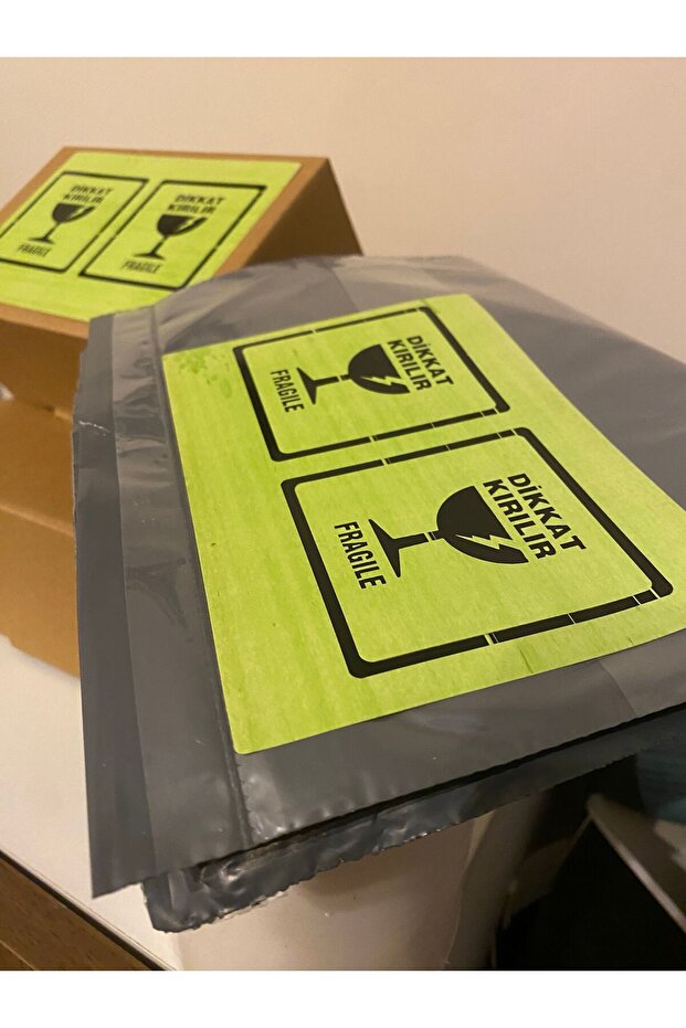 Art Dreams Design Dikkat Kırılır Etiket FRAGILE Sticker Kırılacak ...