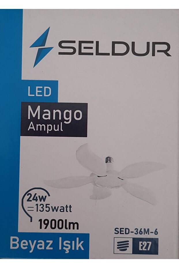 KADERTEKNO SELDUR 24W MANGO LED AMPUL E27 6500 K BEYAZ IŞIK - Fiyatı ...