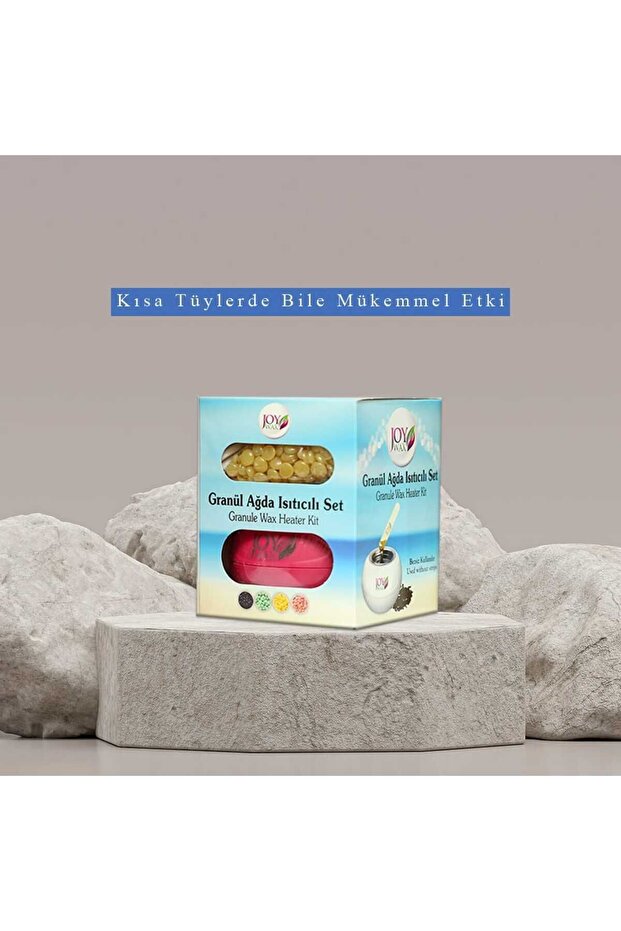 JOYWAX Joy Wax Granül Boncuk Ağda Isıtıcılı Set Naturel - Fiyatı, Yorumları
