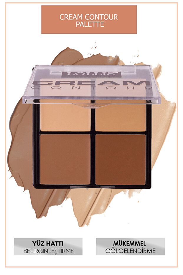 Lollis Cream Contour Krem Kontür Paleti 4 Renk 02 - Fiyatı, Yorumları