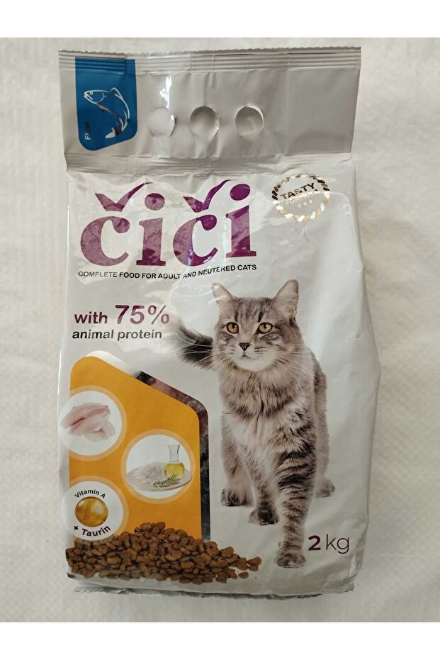 cici WITH FISH 2 KG (YETİŞKİN KURU KEDİ MAMASI BALIKLI) - Fiyatı, Yorumları