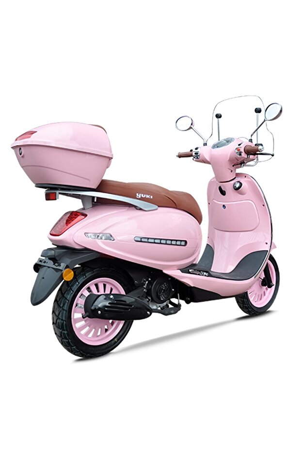 Yuki Bellini 50 Benzinli Scooter - Pembe - Fiyatı, Yorumları