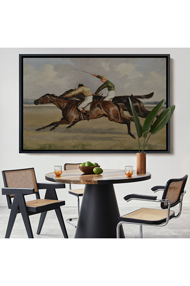 Home Tabloul cu cadru din lemn Wheeler Jr Alfred The Winner- Trendyol