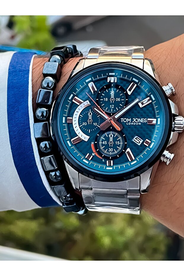 Tom Jones ÇELİK ERKEK KOL SAAT VE BİLEKLİK HEDİYELİ - Fiyatı, Yorumları