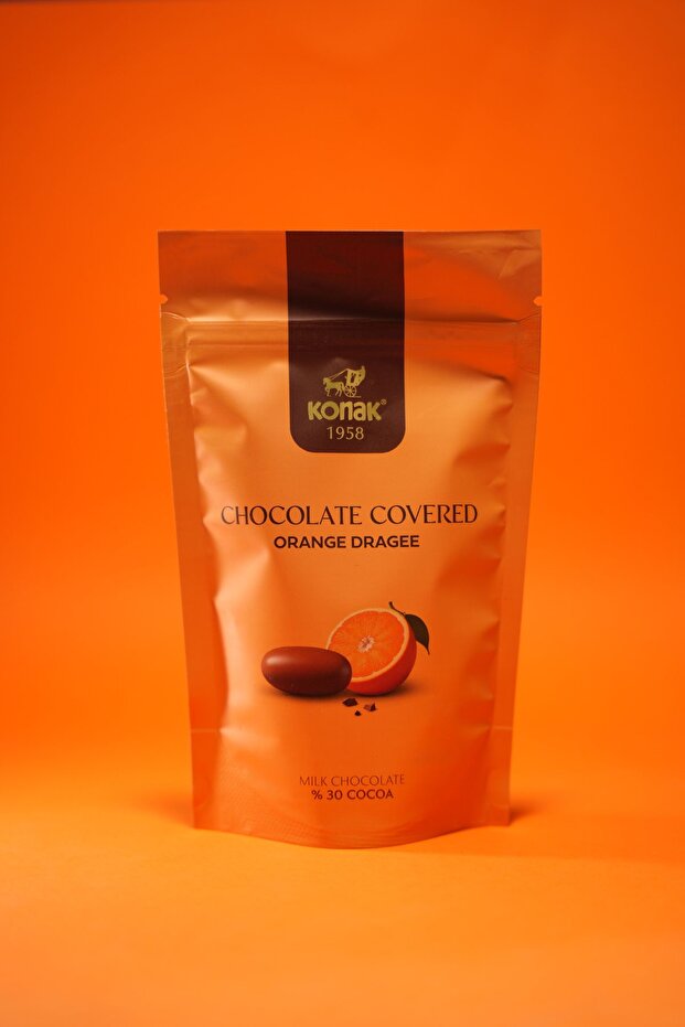 KONAK Sütlü Çikolata Kaplı Portakal Draje 85 GR - Fiyatı, Yorumları