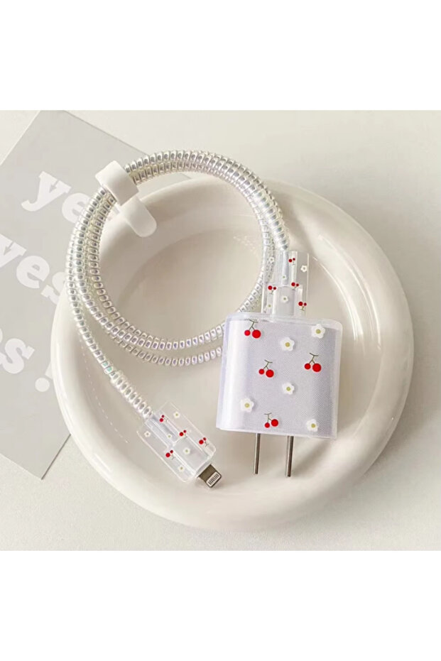 KVK PRİVACY 18W/20W/25W Uyumlu Şarj Kılıfı – Örme Kablo Toparlayıcı ...