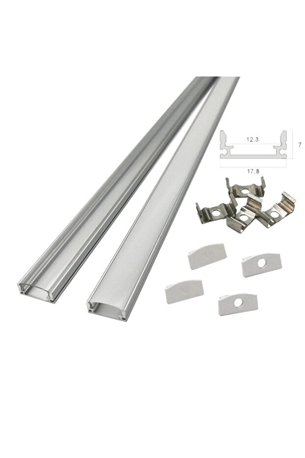 BOLLED Bar Led Kanalı Aliminyum 1 Metre - Fiyatı, Yorumları
