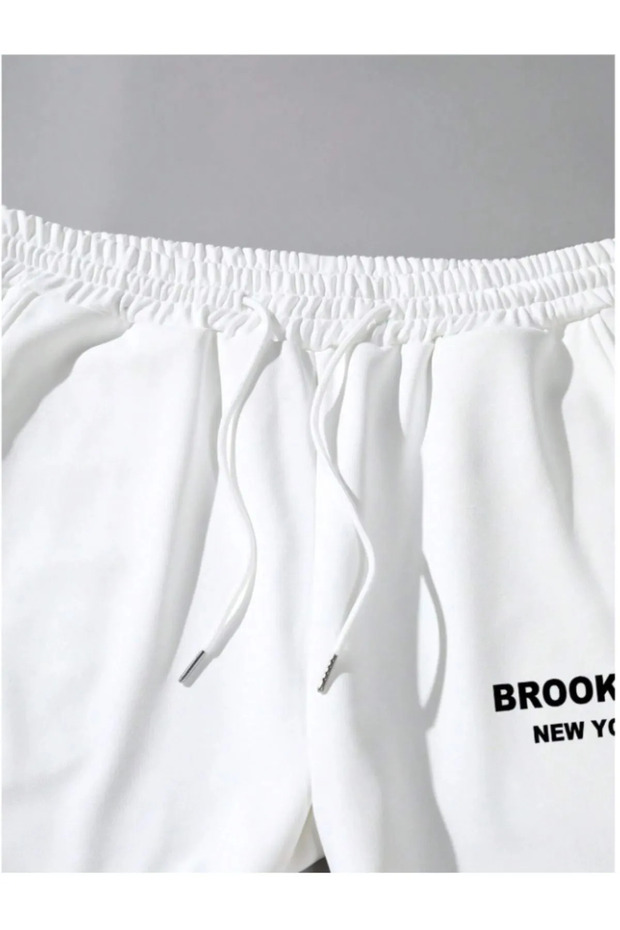 ANSECO STUDİO Erkek Beyaz Brooklyn Eşofman Altı - Fiyatı, Yorumları