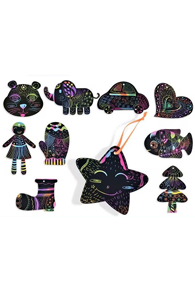 Mahi Max Hârtie magică A4 în formă de caiet, în formă de curcubeu, cu ...