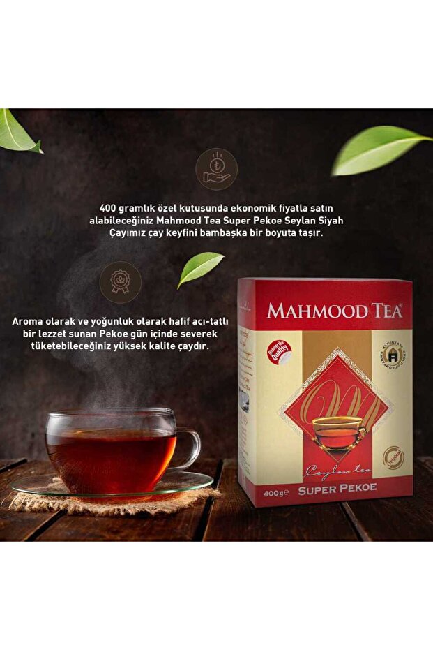 Mahmood Tea Super Pekoe Ithal Seylan Sri Lanka Ceylon Dökme Çayı 400 ...