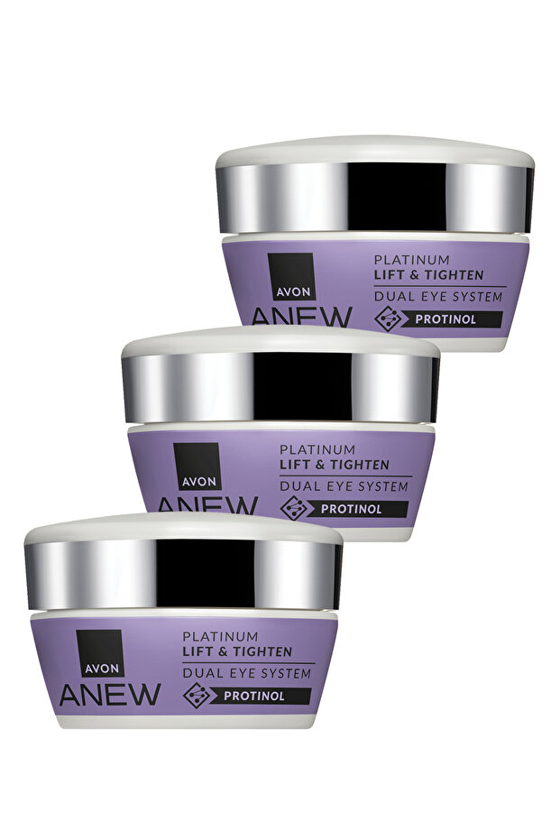 Avon Anew Platinum Lift ve Tighten Dual Eye System 20 Ml. Üçlü Set ...