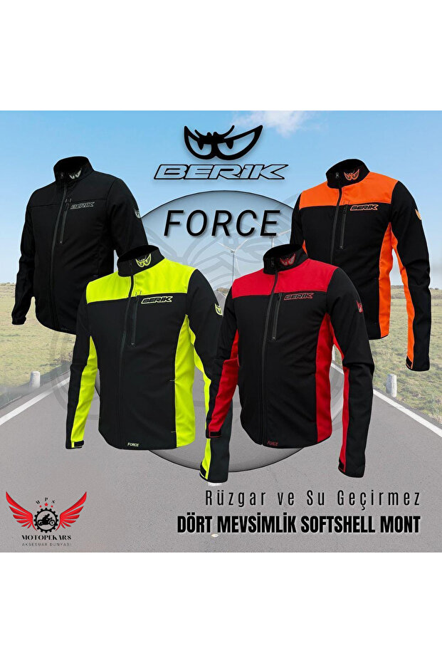 BERİK FORCE RÜZGAR VE SU GEÇİRMEZ SOFTSHELL MOTOSİKLET MONTU - Fiyatı ...
