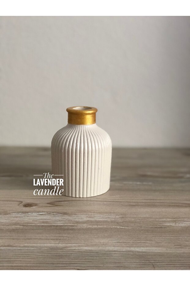 The Lavender Candle Gold Detailed Set- Trendyol