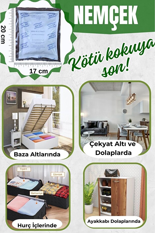 nemtut Nemçek Nem Alıcı Rutubet Giderici Küf Önleyici Koku Giderici ...