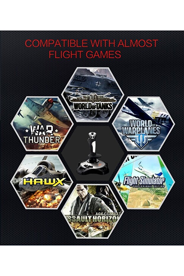 Choice 2113por PXN-2113 Pro Joystick Flight Simulator Gamepad ...