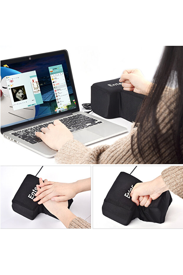 Shunmaii Anti-stress computer large enter key big giant usb keyboard ...