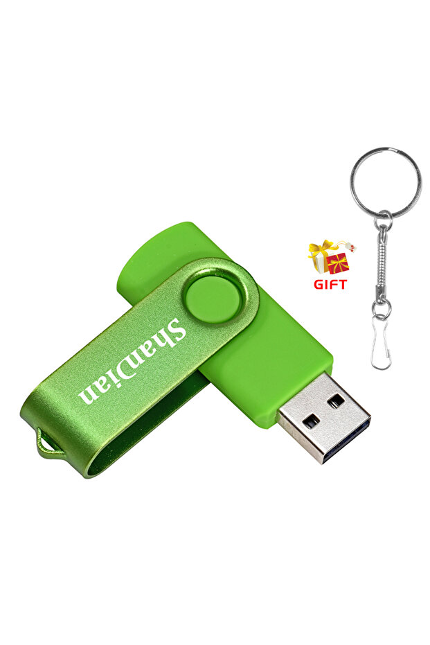 Choice Silver-toned Swivel Metal Clips Pen Drive USB Flash Drives ...