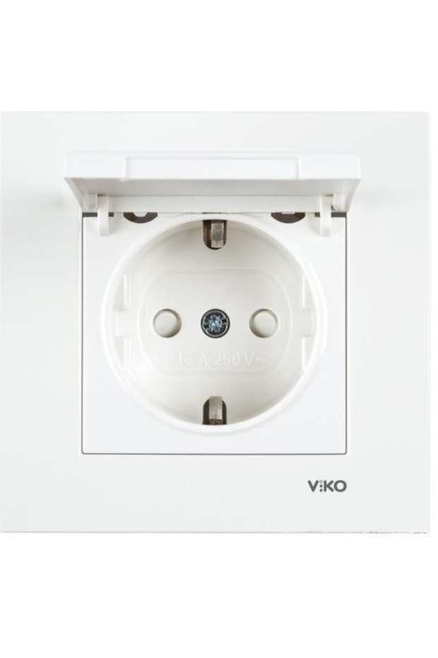 VİKO Viko Karre Beyaz Kapaklı Priz - Fiyatı, Yorumları
