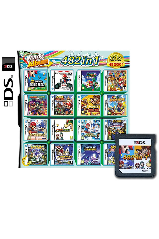 Choice 480 in 1 Card Compilation DS NDS 3DS 3DS NDSL Game Cartridge ...