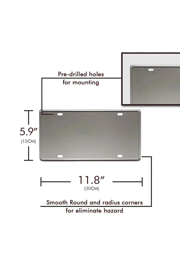 Choice Vintage USA Landmark Plate Welcome To City Decorative Vehicle ...