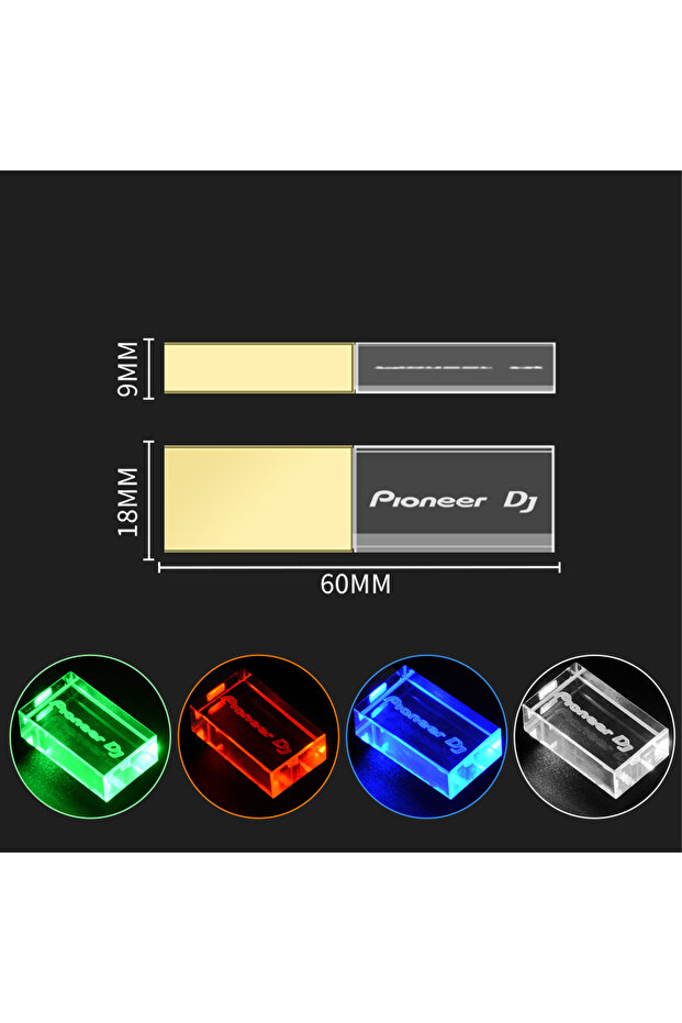 Choice JASTER Pioneer DJ Crystal USB Flash Drive 128GB High Speed ...
