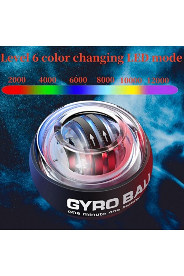 Choice LED Gyroscopic Power Wrist Ball Self-starting Gyro Ball Gyroball ...