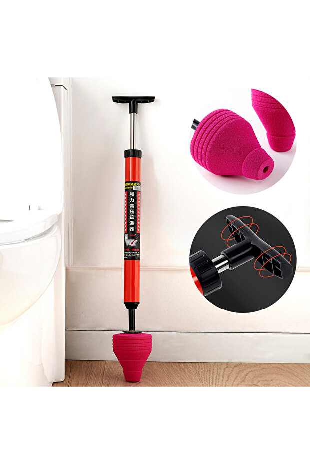 ALLOYSEED Unblock Toilet High Pressure One Shot Toilet Pipe Plunger ...