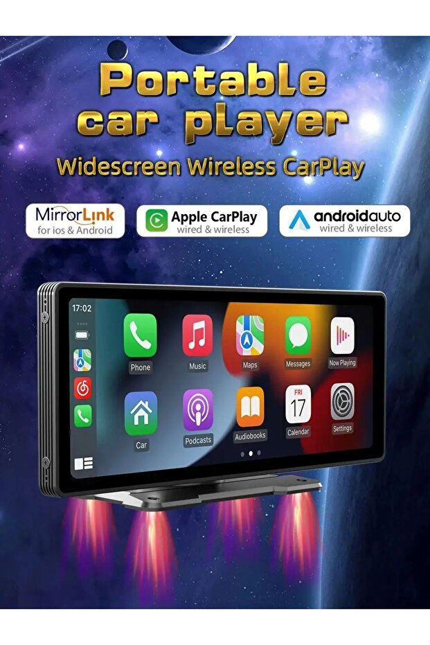 Choice BQCC 10.26"portable IPS HD screen car player with wireless ...