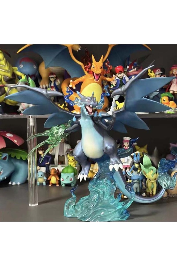 Choice New Pokemon Mega Charizard X Figure Gk Black Charizard Dracaufeu ...