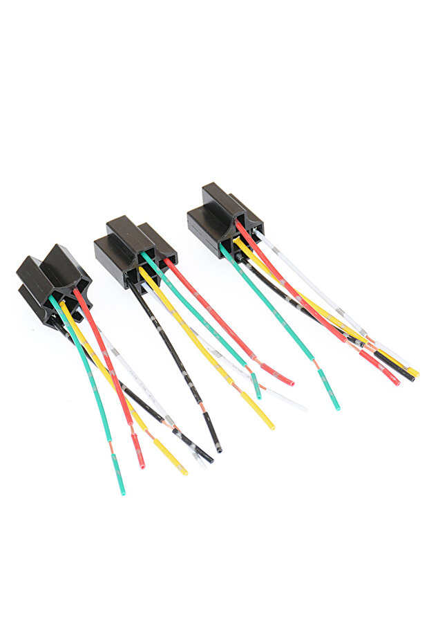 Choice 5CPS 5/10/20Pcs 5 Pin Automotive Relay Socket Harness Connector ...